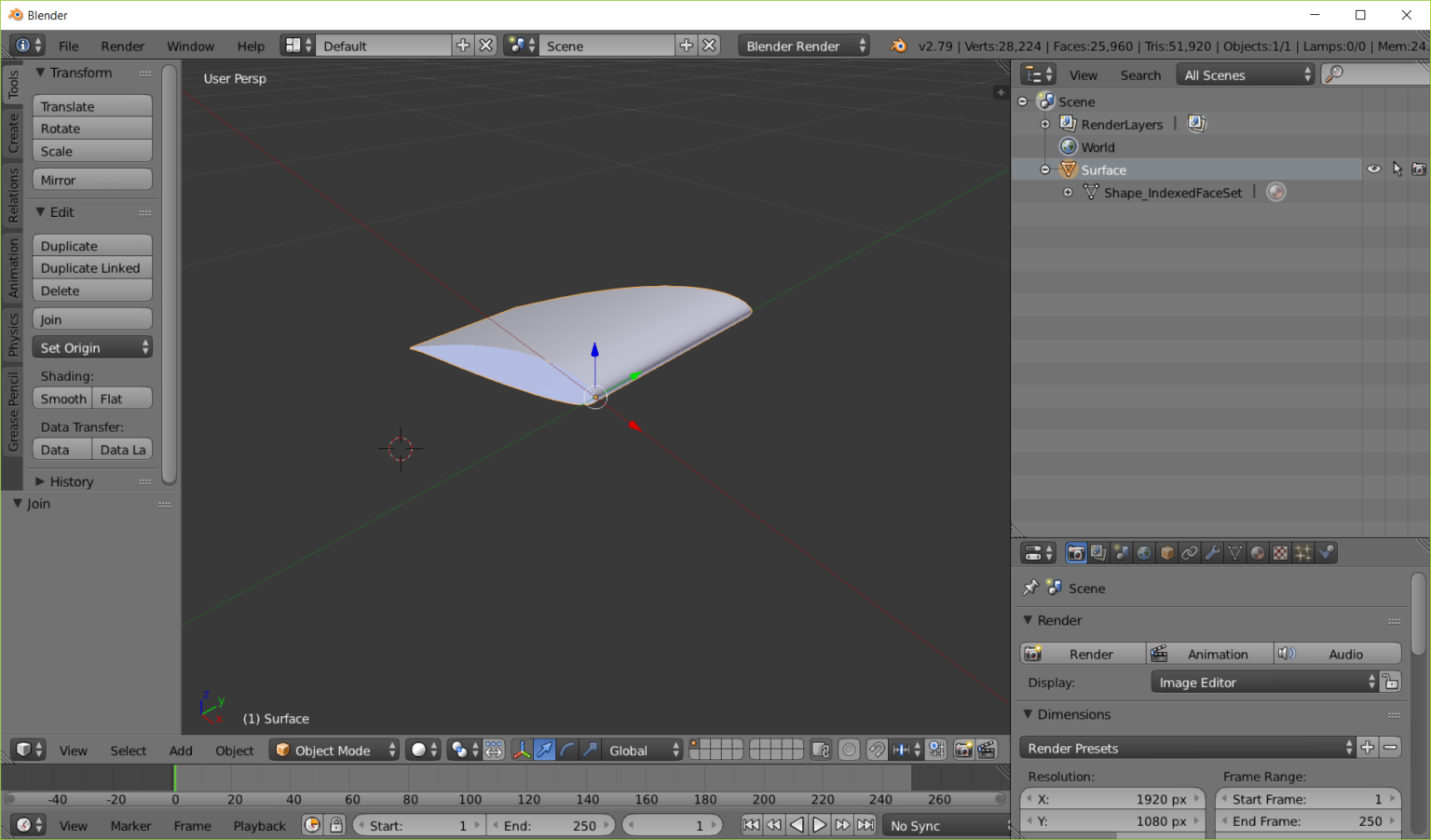 Render Data From ParaView in Blender - Brener Ramos