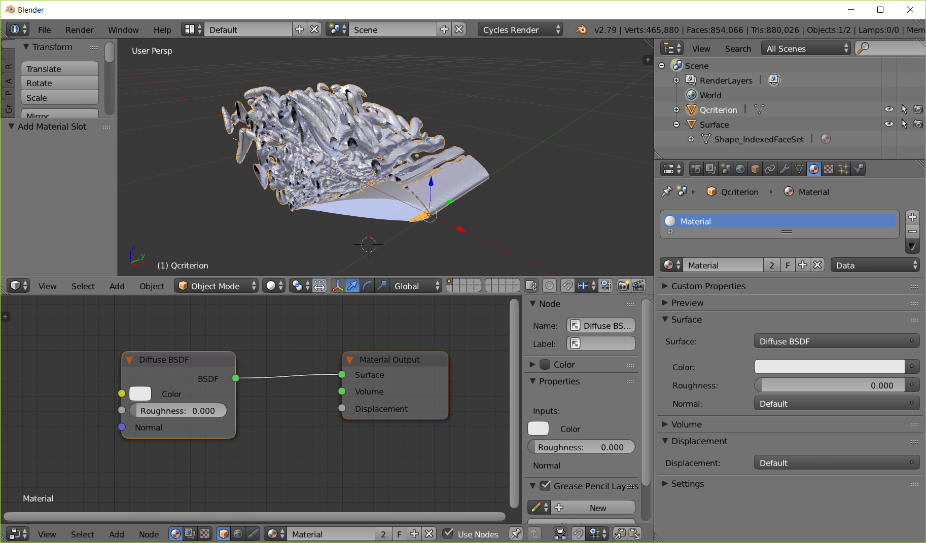 Render Data From ParaView in Blender - Brener Ramos