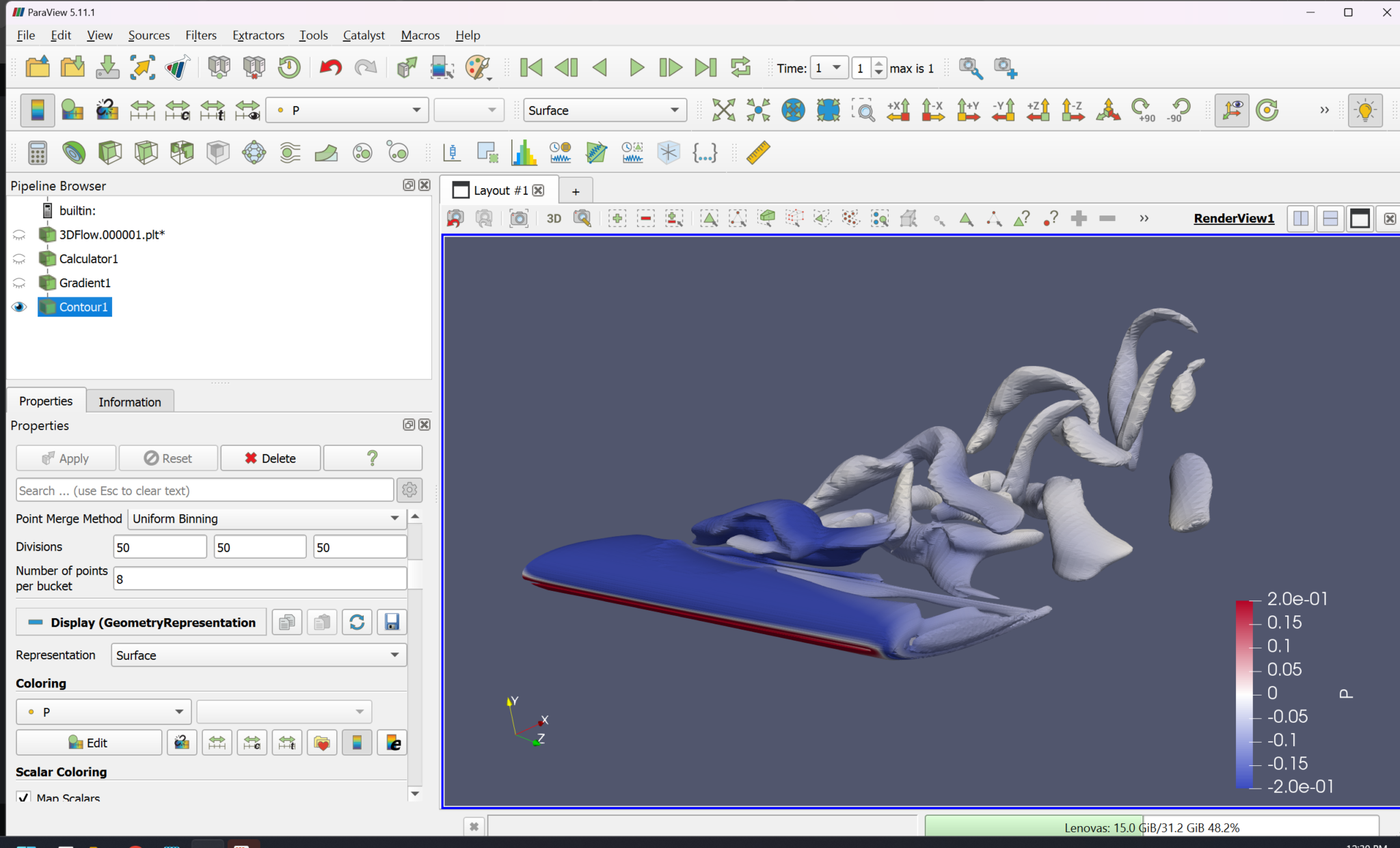 Render Data From ParaView in Blender (With Code) - Brener Ramos